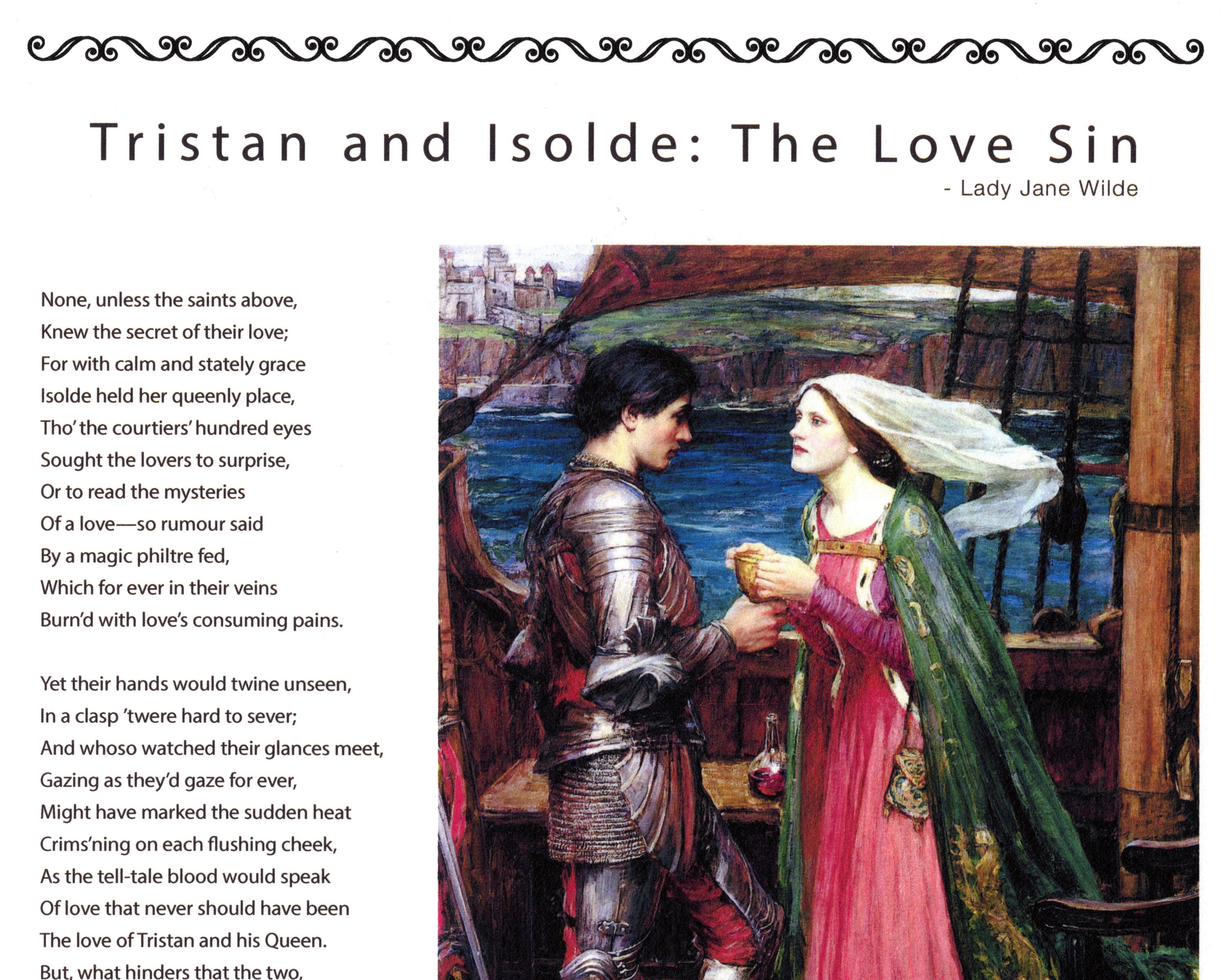 Tristan And Isolde Painting