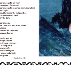 Circe Art Print: Pre-raphaelite Painting by Waterhouse, Poem by H.D ...