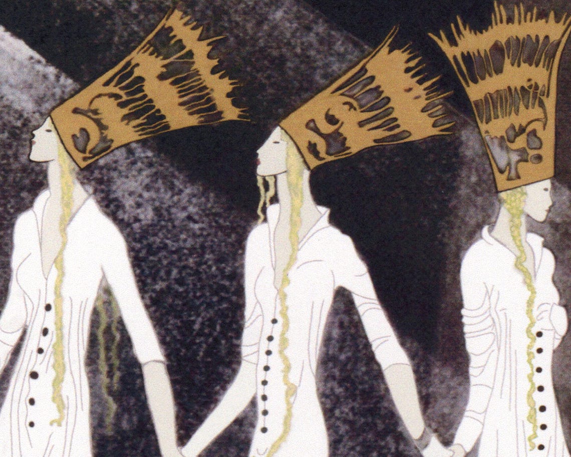 Kay Nielsen. Fairy Tale 'the Three Princesses in the Blue Mountain ...