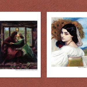 Postcard-size Art Prints. Pre-raphaelite Art Collection. 20 Postcard ...