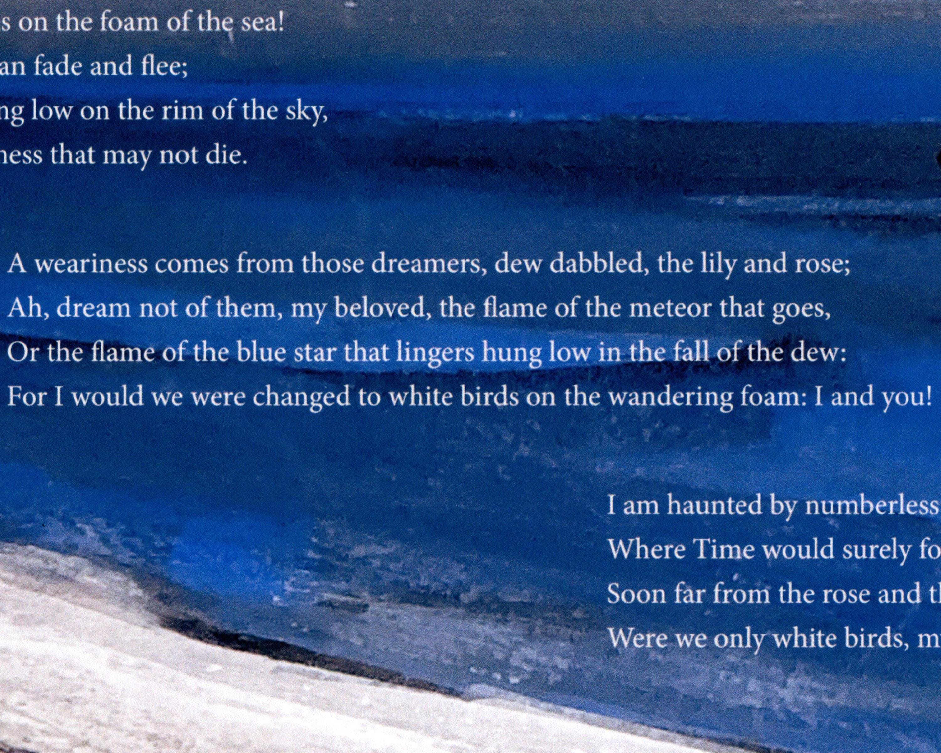 Yeats Poetry Print: 'the White Birds.' the Poet's Yearning for Escape ...