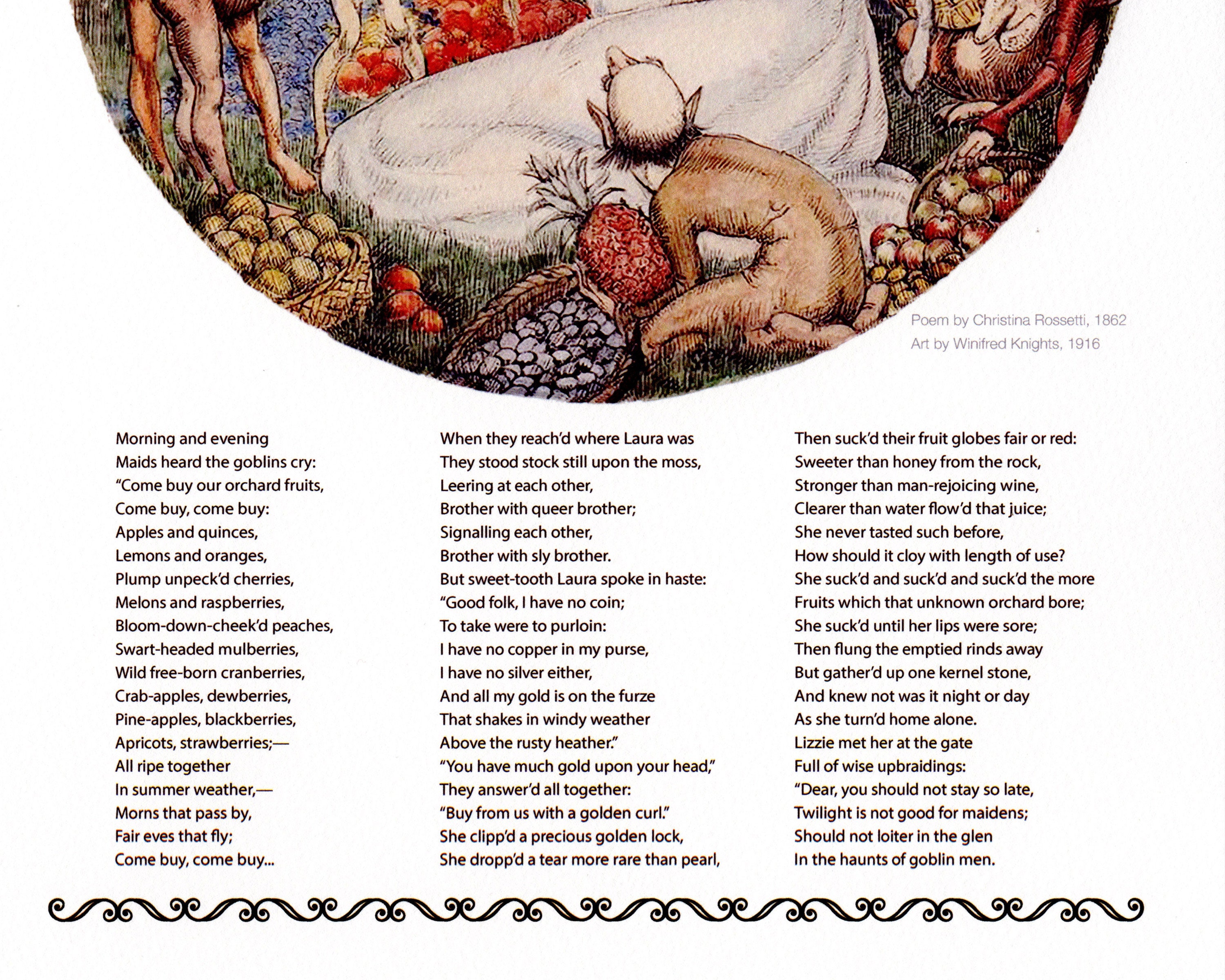 Goblin Market: Famous Poem by Pre-raphaelite Christina Rossetti ...