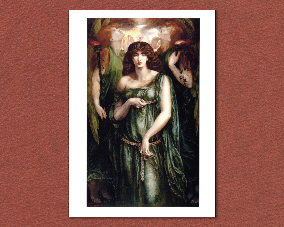 Pre Raphaelite Painting by Dante Gabriel Rossetti 1877. - Etsy