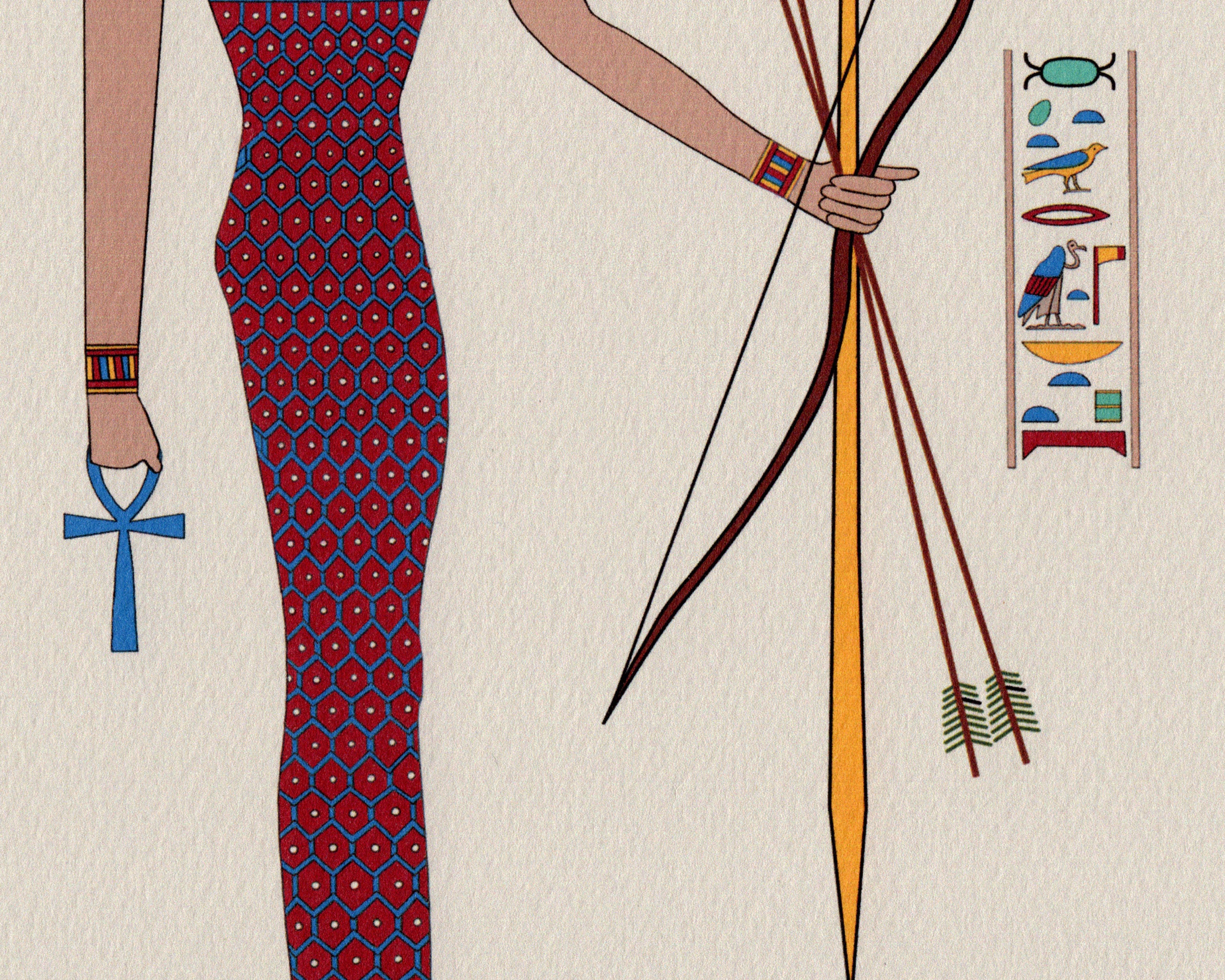 Egyptian Goddess, Neith. Warrior Goddess of Warfare and Weaponry ...