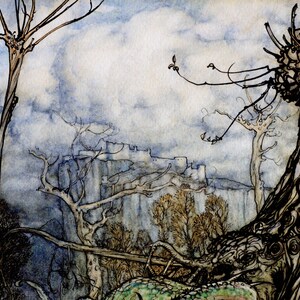 Arthur Rackham 'green Dragon.' From His 'book of Pictures' 1913 ...