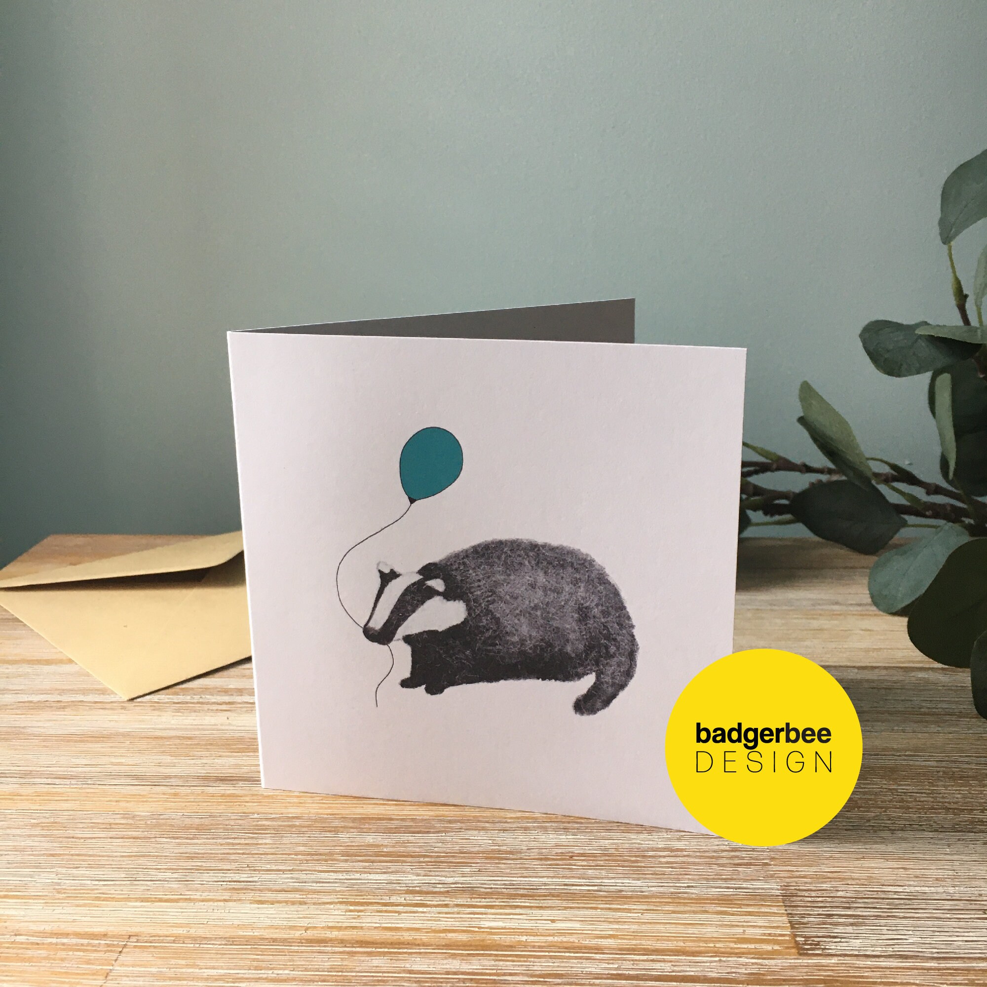 Badger Birthday Card Badger Celebration Card | Etsy UK