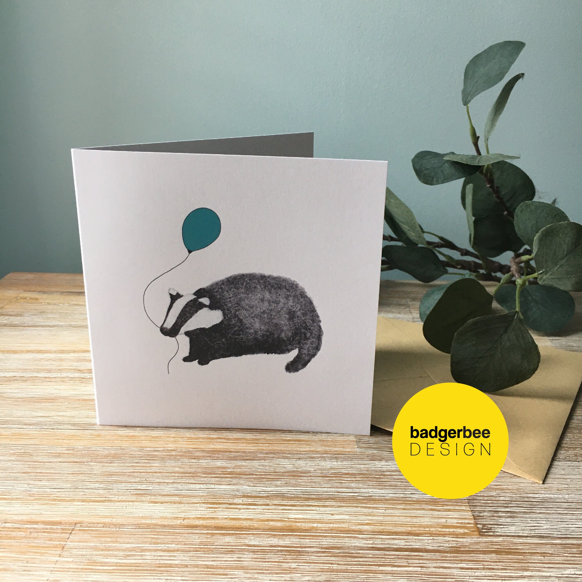 Badger Birthday Card Badger Celebration Card | Etsy UK