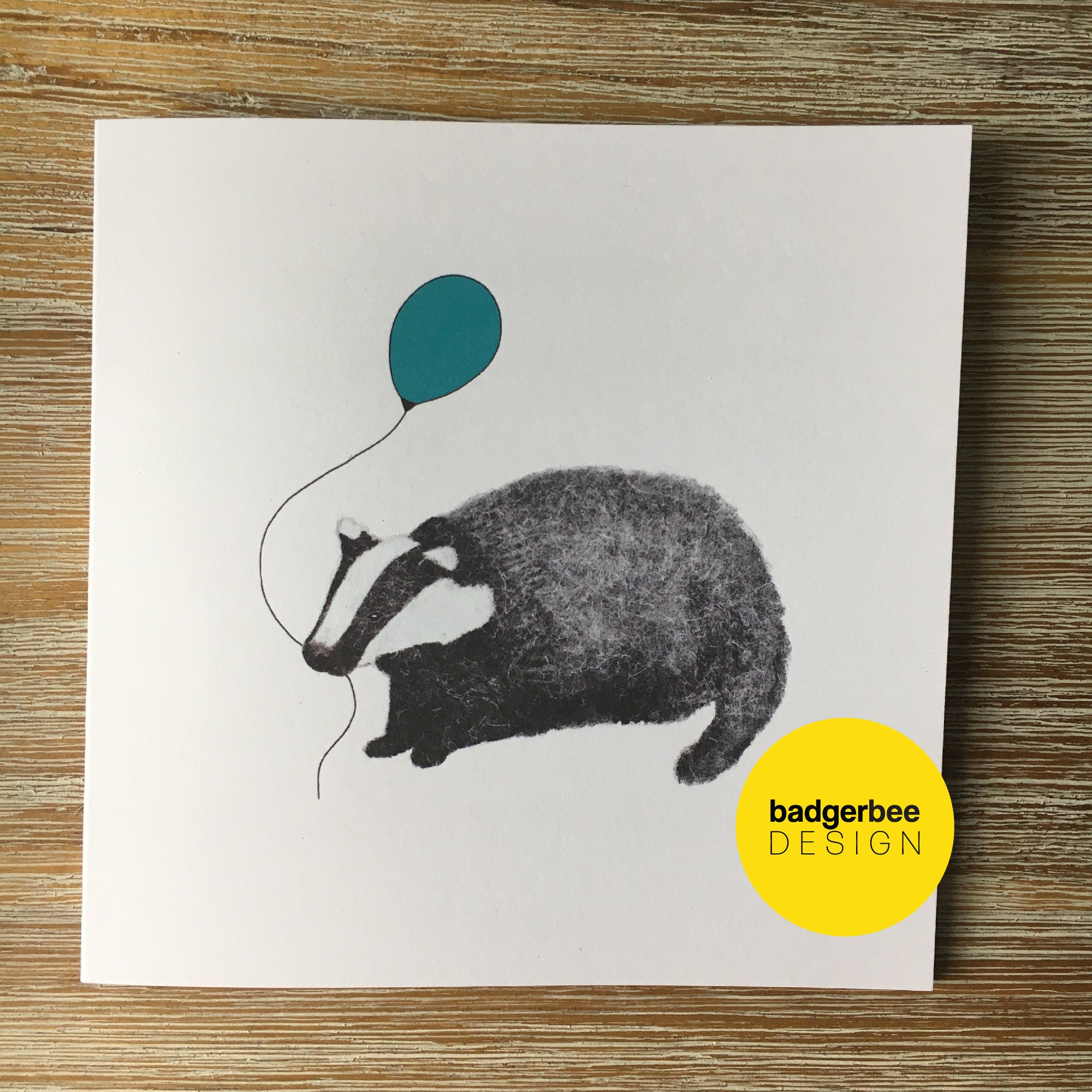 Badger Birthday Card Badger Celebration Card | Etsy UK