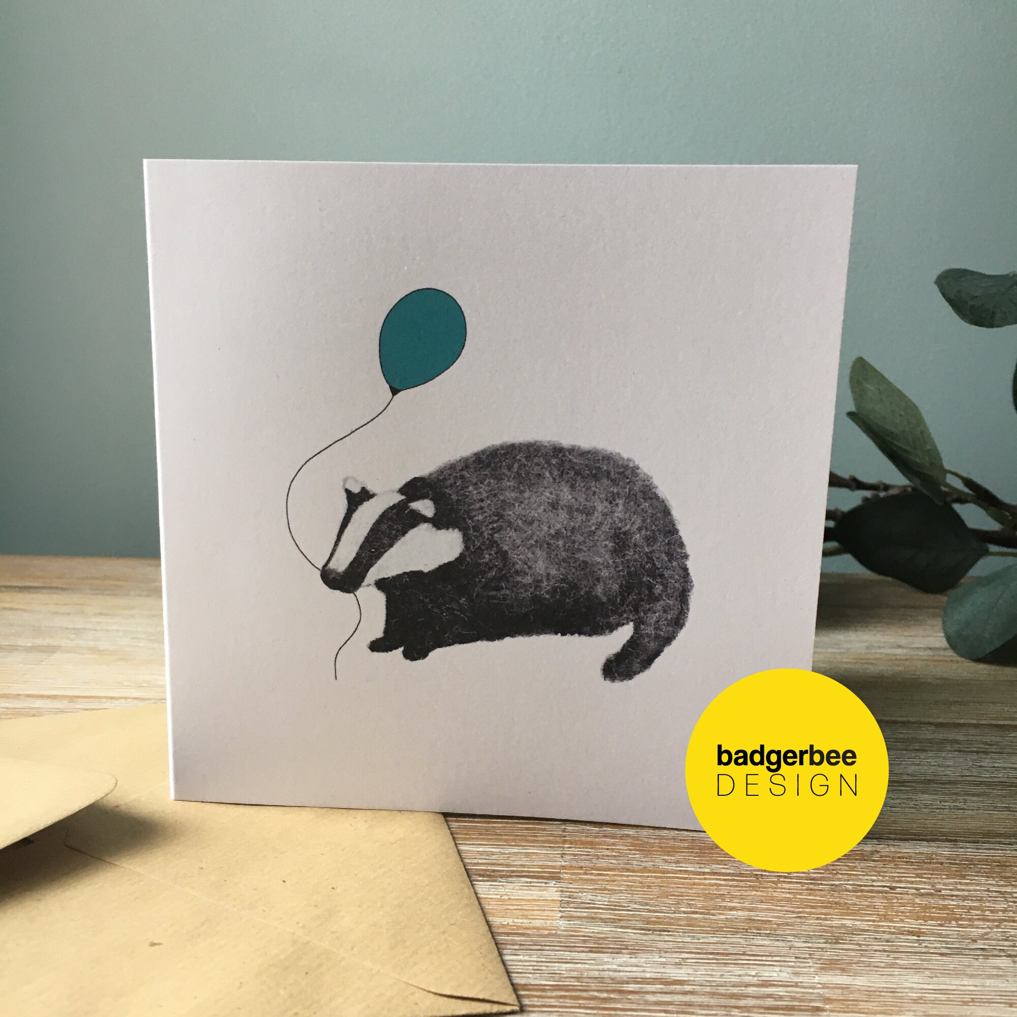 Badger Birthday Card Badger Celebration Card | Etsy UK