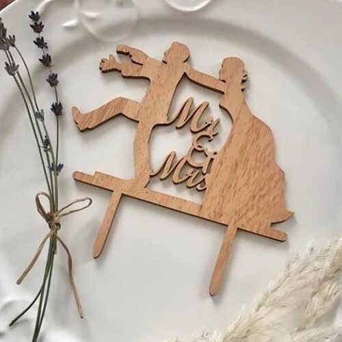 Wedding Cake Topper Wedding 3 - Etsy Israel