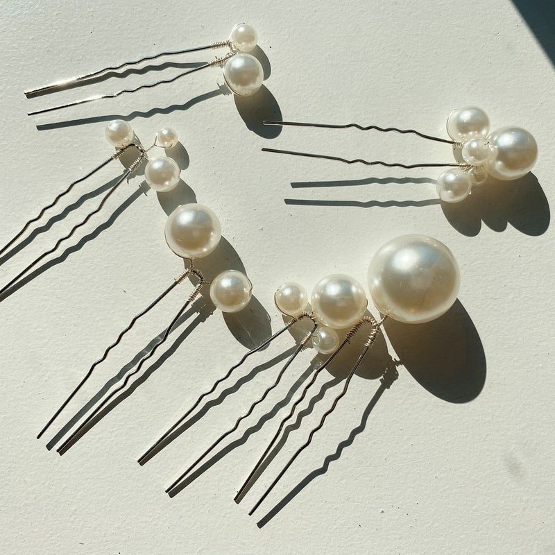 Pearl Hair Pins - Etsy