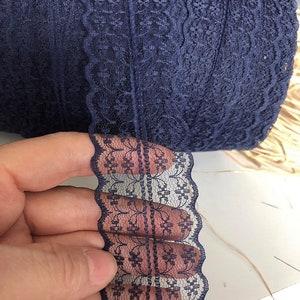 White Lace Trim,2 Inches Wide Lace Trim,white Lace Fabric,lace Trim by ...