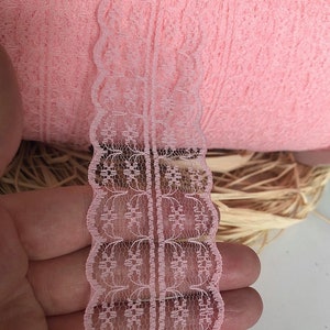 White Lace Trim,2 Inches Wide Lace Trim,white Lace Fabric,lace Trim by ...