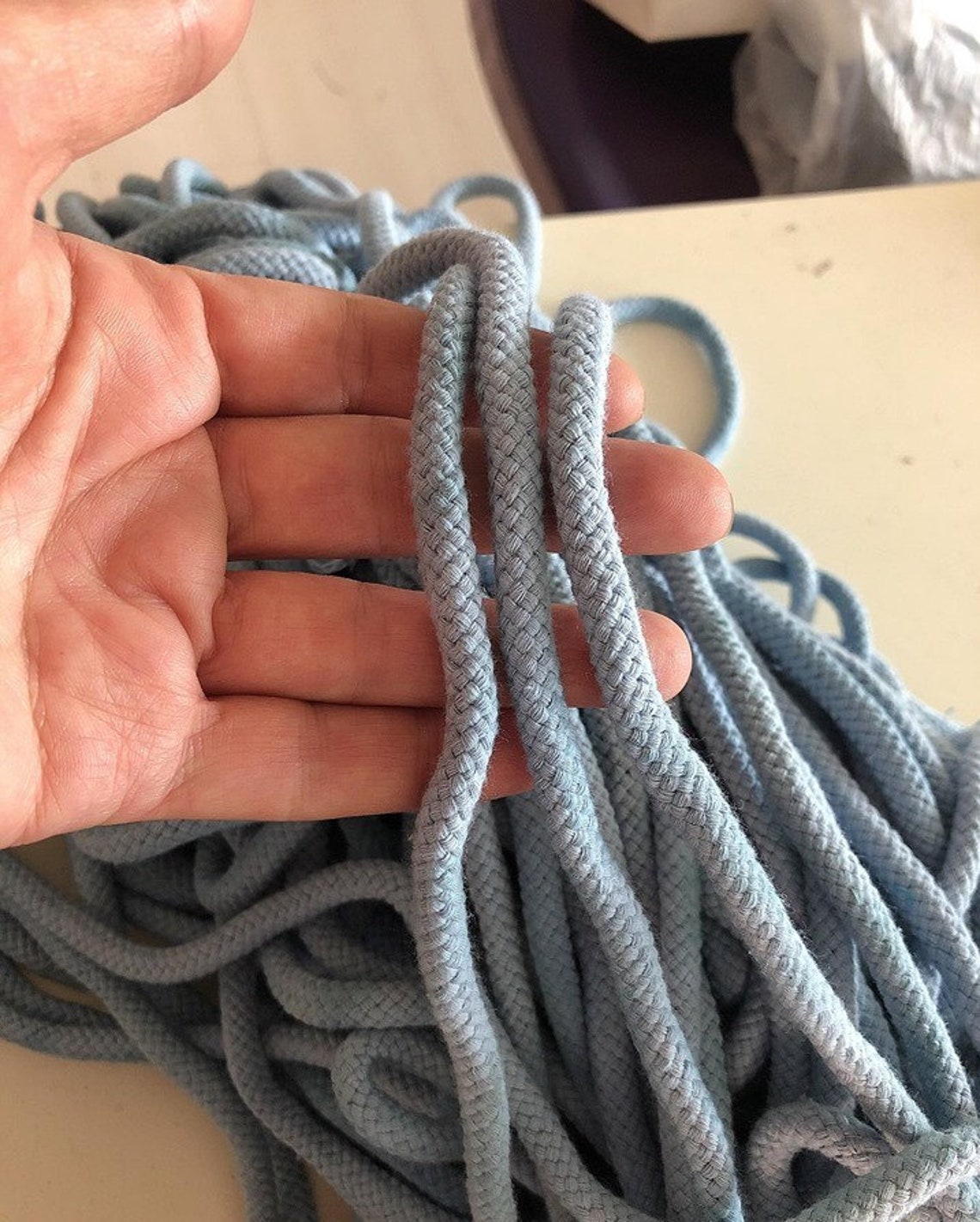 8mm Red Macrame Cordred Cotton Cord for Macramemacrame Rope | Etsy