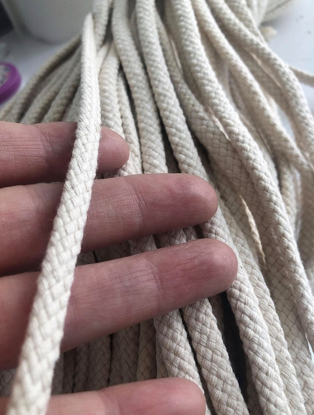 10mm Macrame Cord,cotton Cord for Macrame,macrame Rope 10mm,beige ...