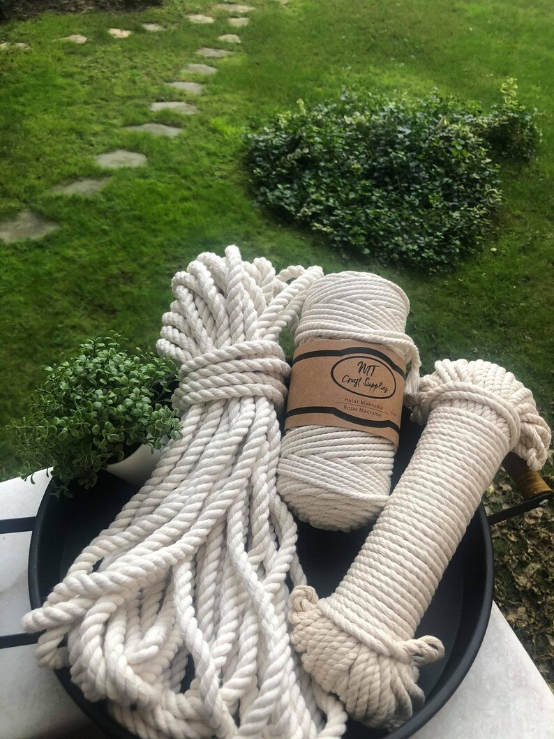 20 meters 8mm Macrame CordCotton Cord For MacrameMacrame | Etsy
