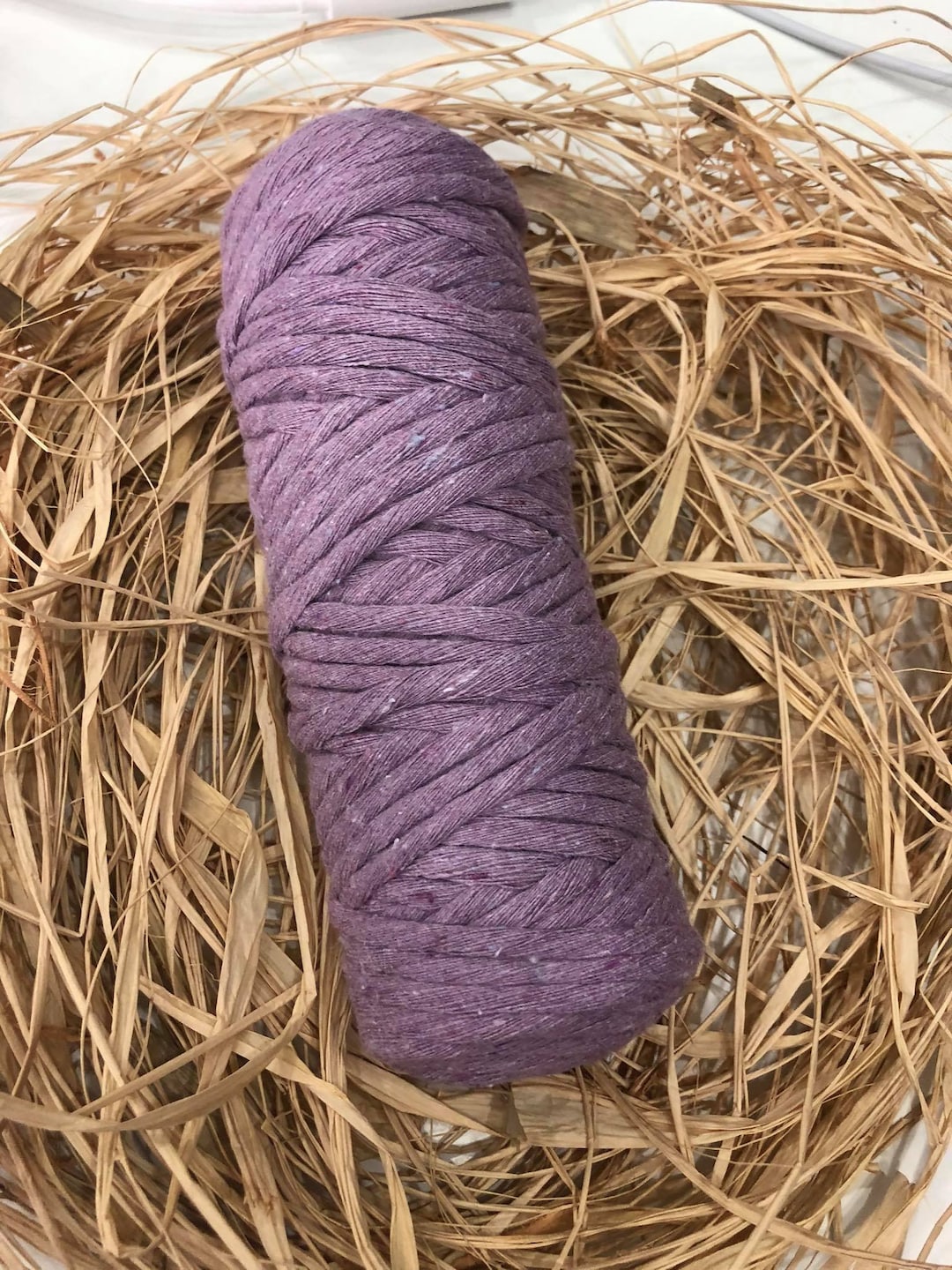 Dark Purple Macrame Cord4mm Cotton Cord for Macramemacrame - Etsy