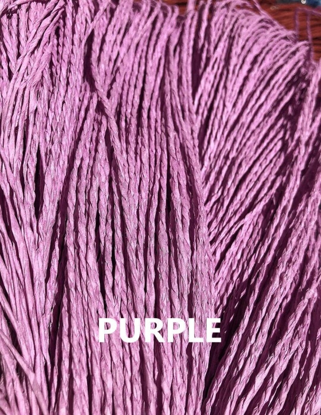 Purple Natural Crochet Yarns,purple Paper Yarns,natural Raffia Yarns ...