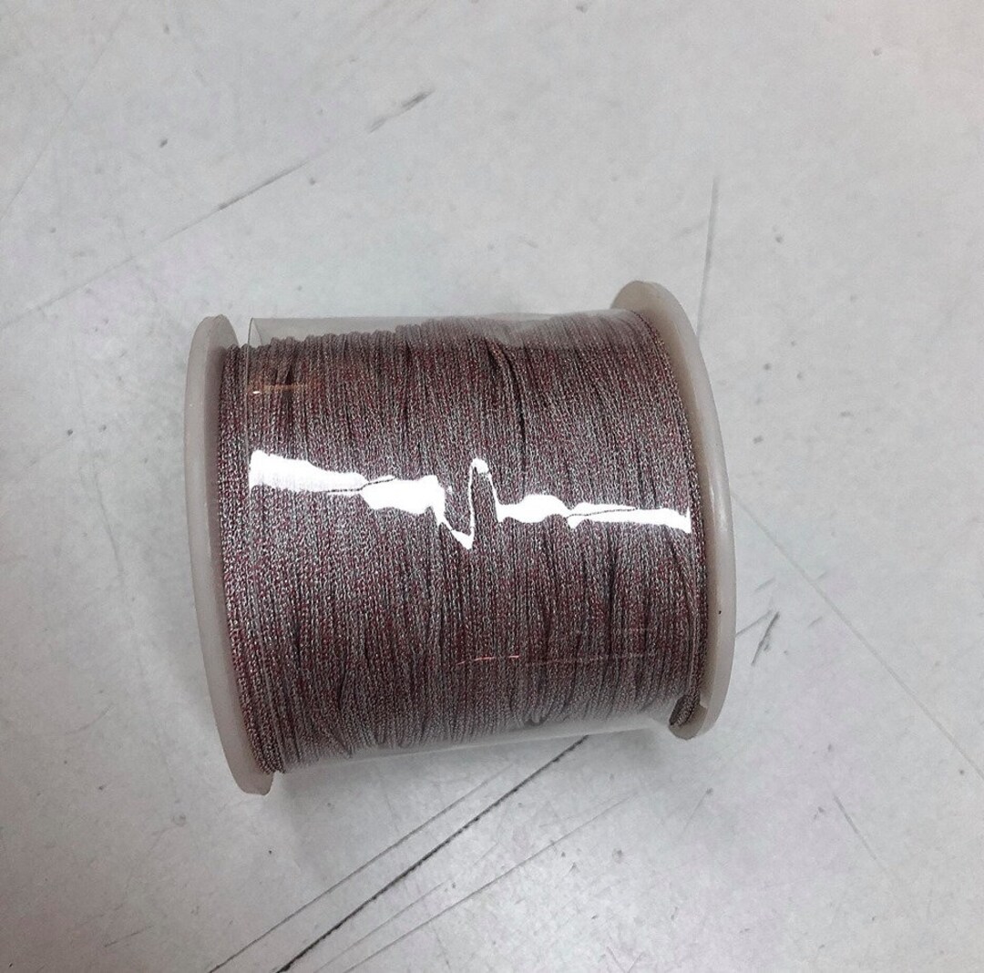 1mm Silverly Rose Gold Cords,glitter Cord,shiny Cord,parachute Cord ...