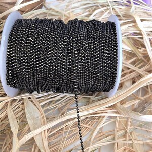 Black Gold Ball Chain,1.5mm Stainless Ball Chain,brass Ball Chain,ball ...