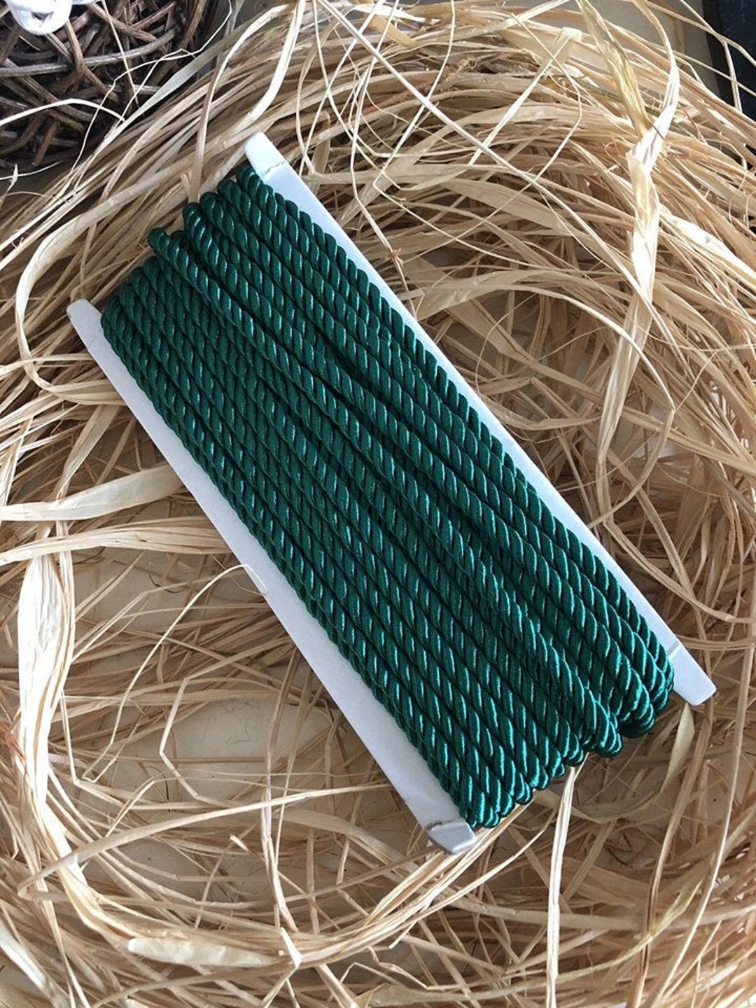 4mm Dark Green Twisted Cordbraid Cord26 Colourssoutace - Etsy