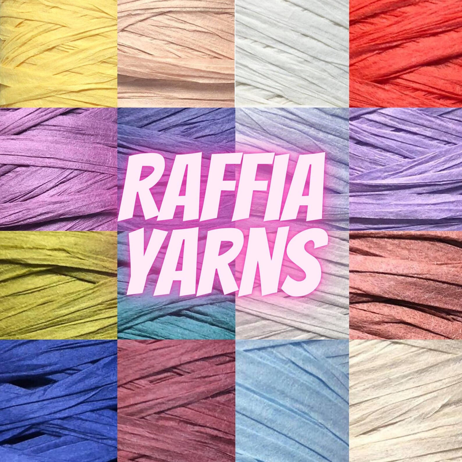 Raffia Yarnspaper Yarns150 Gr 250 Mtnatural Crochet - Etsy