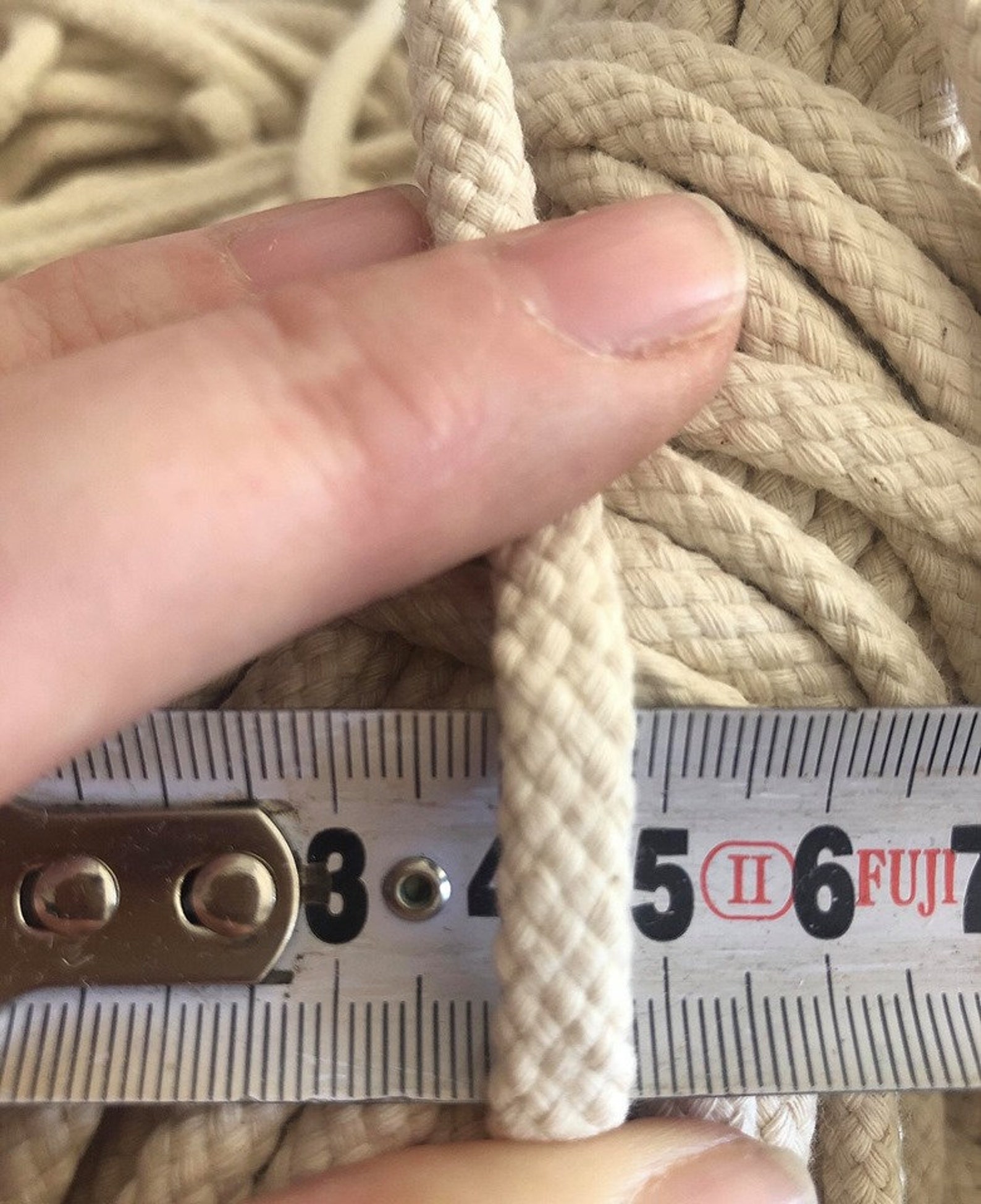 8mm Purple Macrame Cordpurple Cotton Cord for Macramemacrame - Etsy