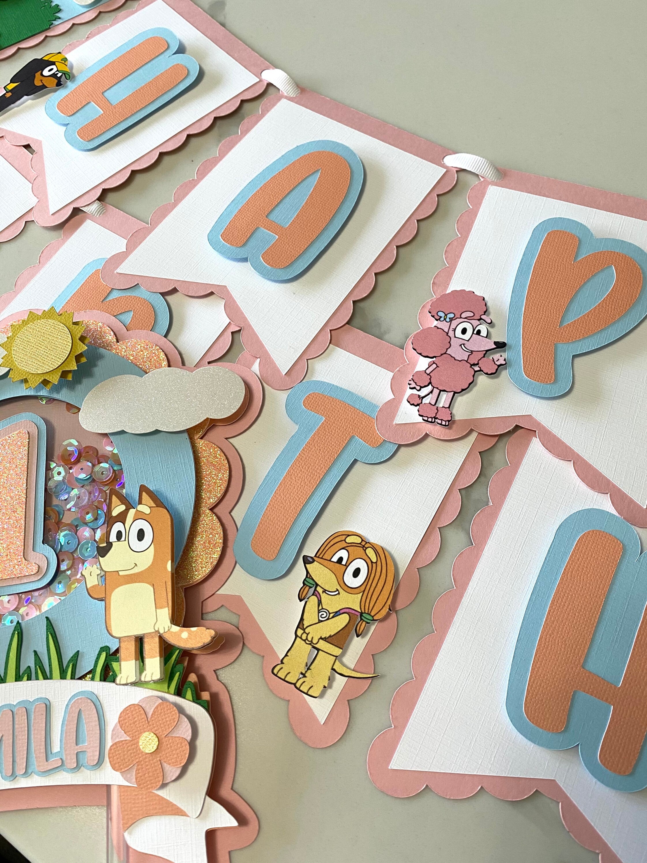 Bluey Birthday Bluey Custom Party Banner Etsy Bluey Birthday Bluey Custom Party Banner Etsy