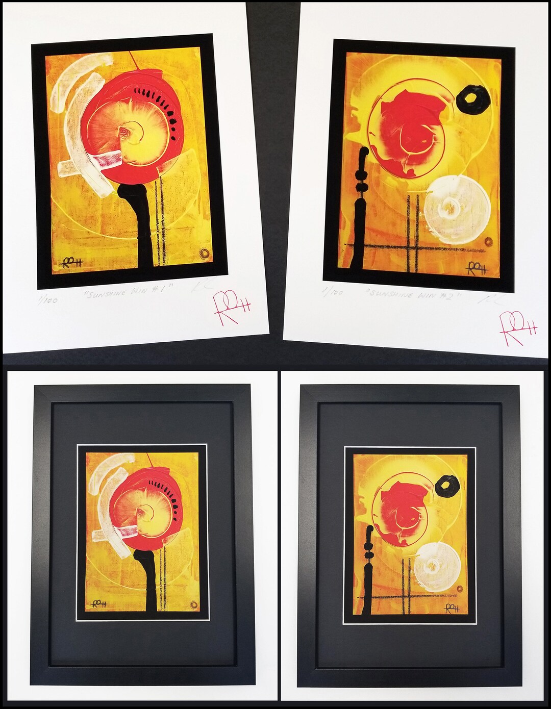 Sunshine Win Series Fine Art Prints – Limited Edition Framed (A4 Size ...