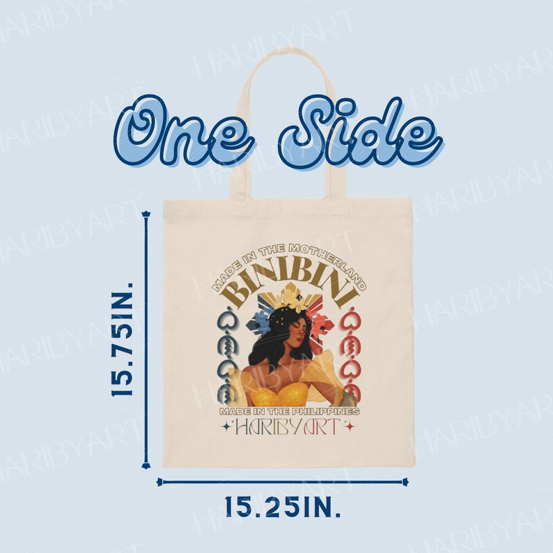 Binibini Luzon Tote Bag | Filipino Pride Cotton Bag - Etsy