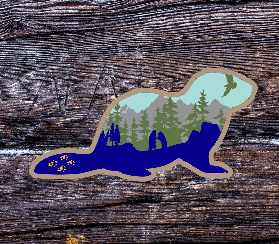 3D Layered Design Multi Layered Marmot Design for Cricut Silhouette ...