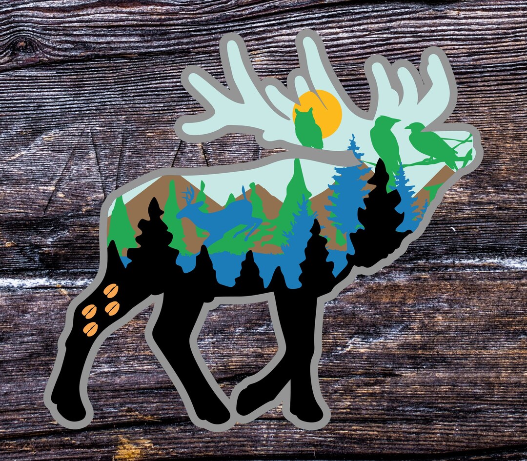 3D Layered Design Multi Layered Elk Design for Cricut Silhouette ...