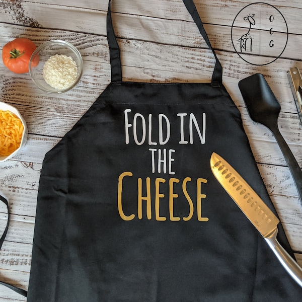 Fold in the Cheese Apron - Etsy