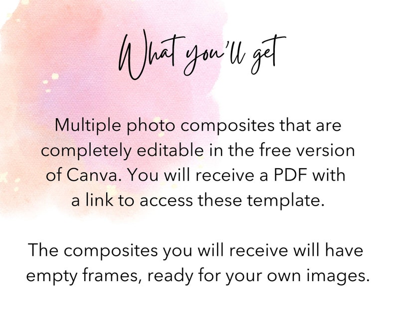 Basic Class Composites for 5-19 Students; 15 Class Photo Templates ...