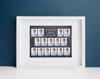 16 Student Class Photo Collage Composite, Canva Template, Insect Themed ...