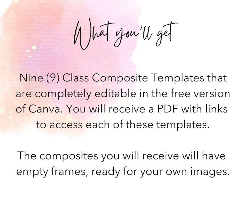 9 Class Photo Composite Templates for 8 - 16 Students, Fully Editable ...