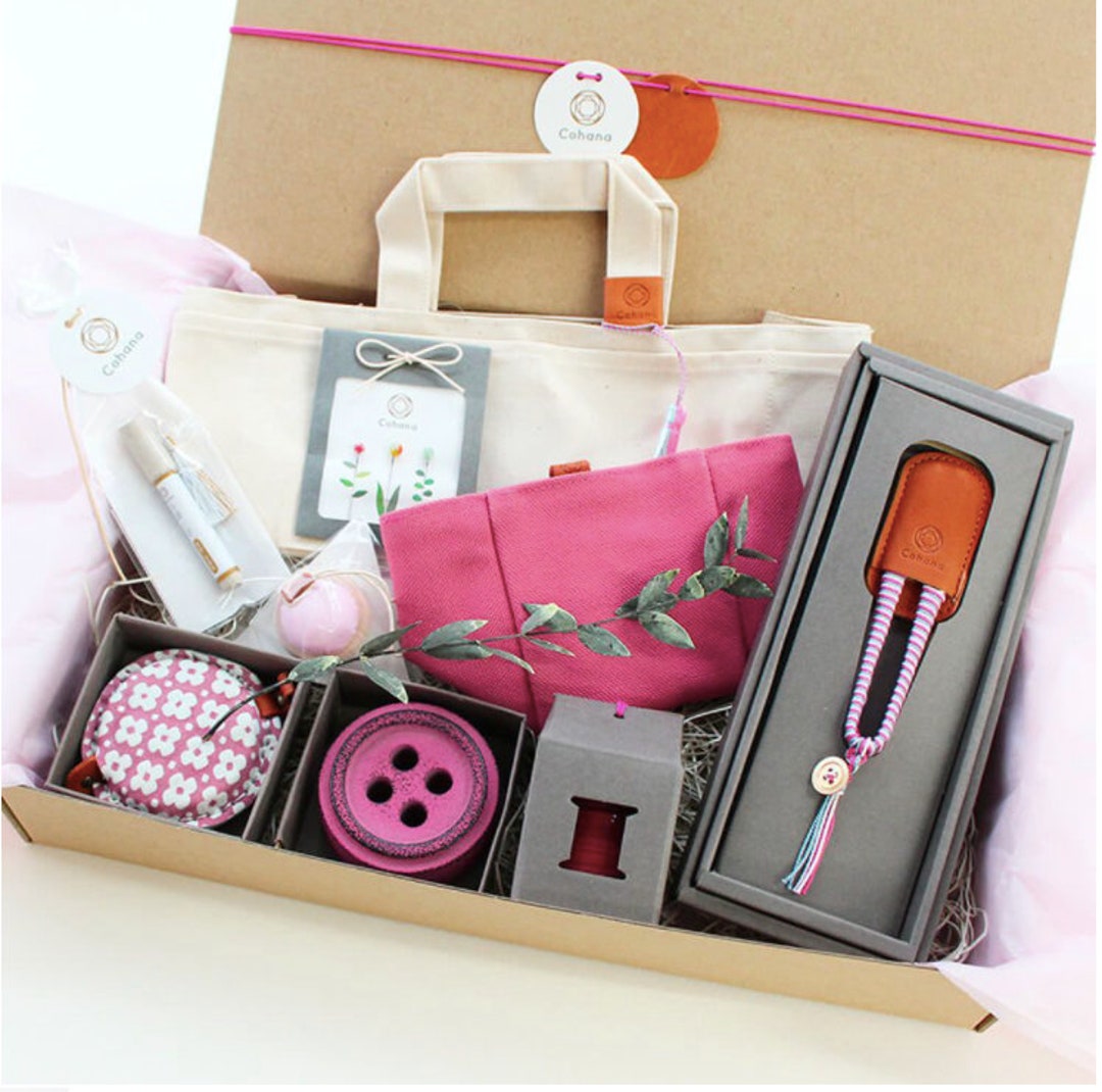 Cohana PINK Premium Gift Set Sewing Needle Set Scissors - Etsy