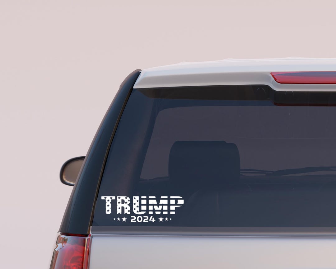 Donald Trump Car Decal, Trump 2024, Trump Stickers, Election Sticker ...