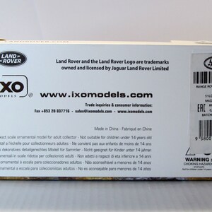 Range Rover Evoque. IXO Models Box. Vintage Collectible Toy Car. Scale ...
