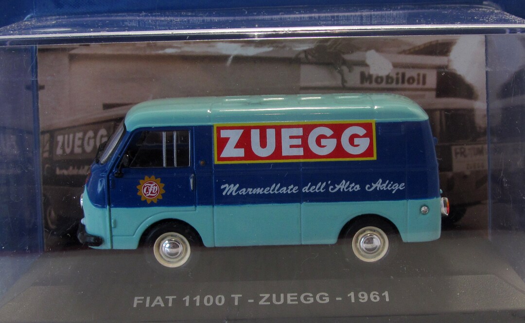 Fiat 1100T Zuegg 1961, Eaglemoss, Box. Scale Diecast Model 1:43 ...
