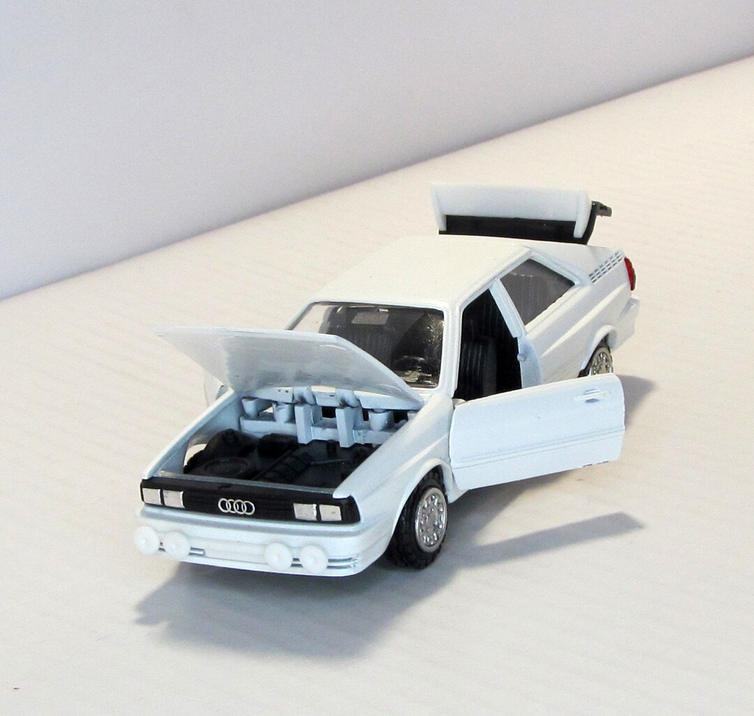 Audi Quattro 1986 Coupe, Conrad, W. Germany, Box. 1980s. Scale Diecast ...