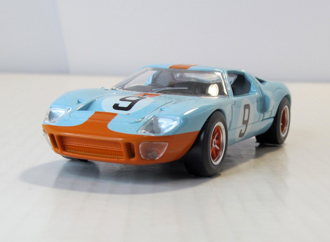 Ford GT40 1968 N9, Norev, Box. Collectible Car. Scale Diecast Model 1: ...