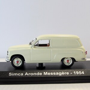 Simca Aronde Messagere 1954, Norev, Box. Diecast Car Collection. Scale ...
