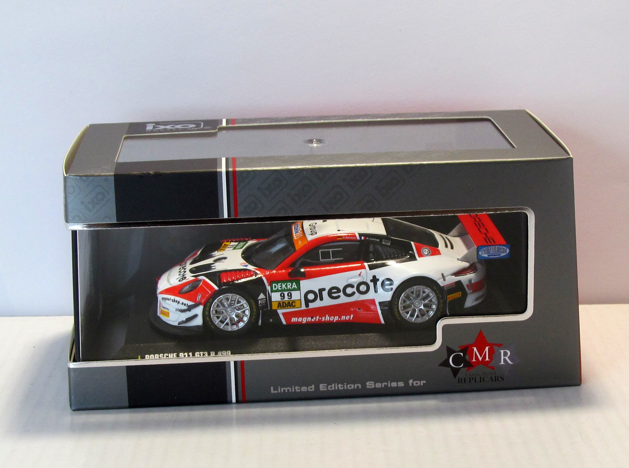 Porsche 911 (991) GT3 R #99 GT, CMR, Ixo-models, Box. Diecast Scale 1: ...