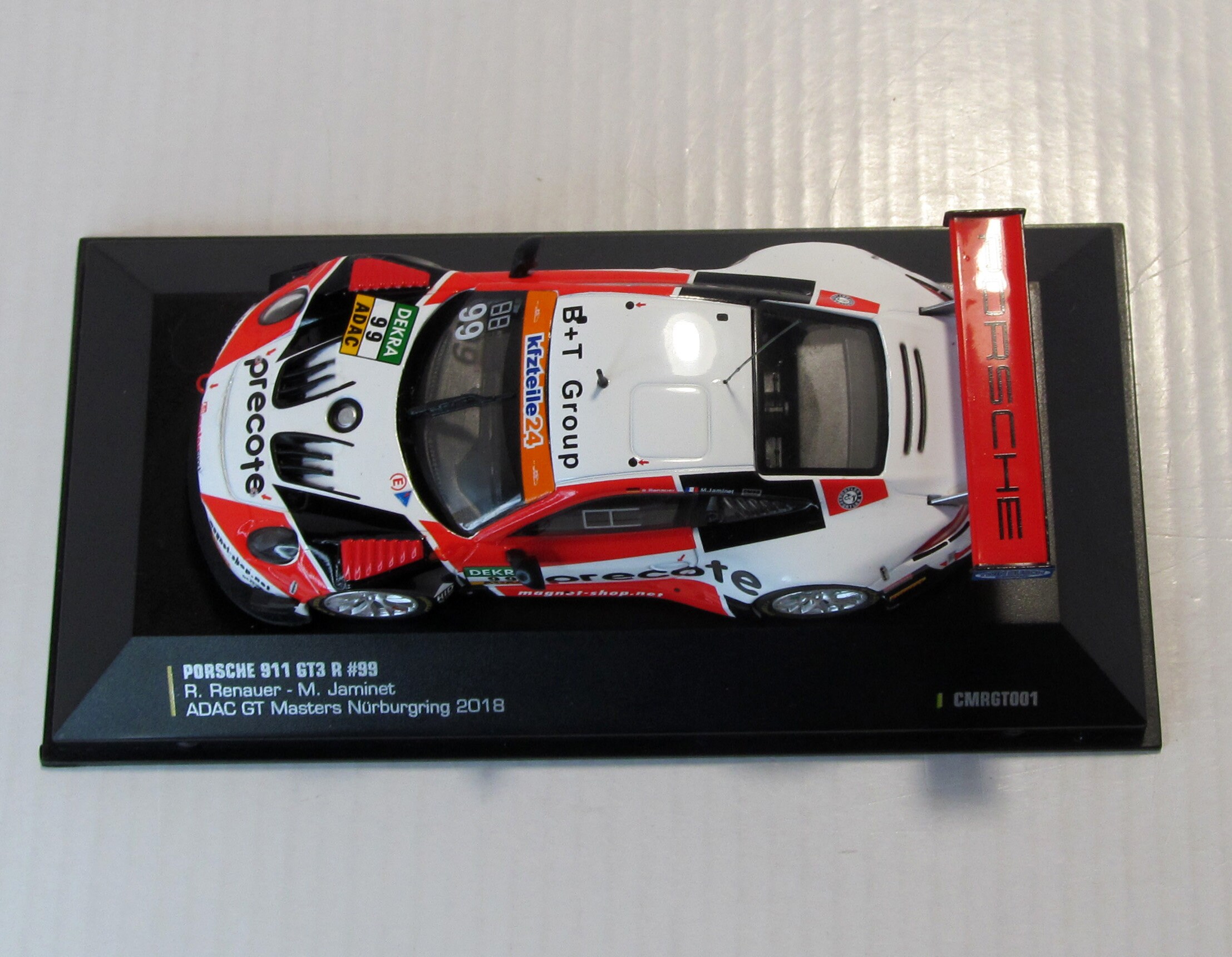 Porsche 911 (991) GT3 R #99 GT, CMR, Ixo-models, Box. Diecast Scale 1: ...