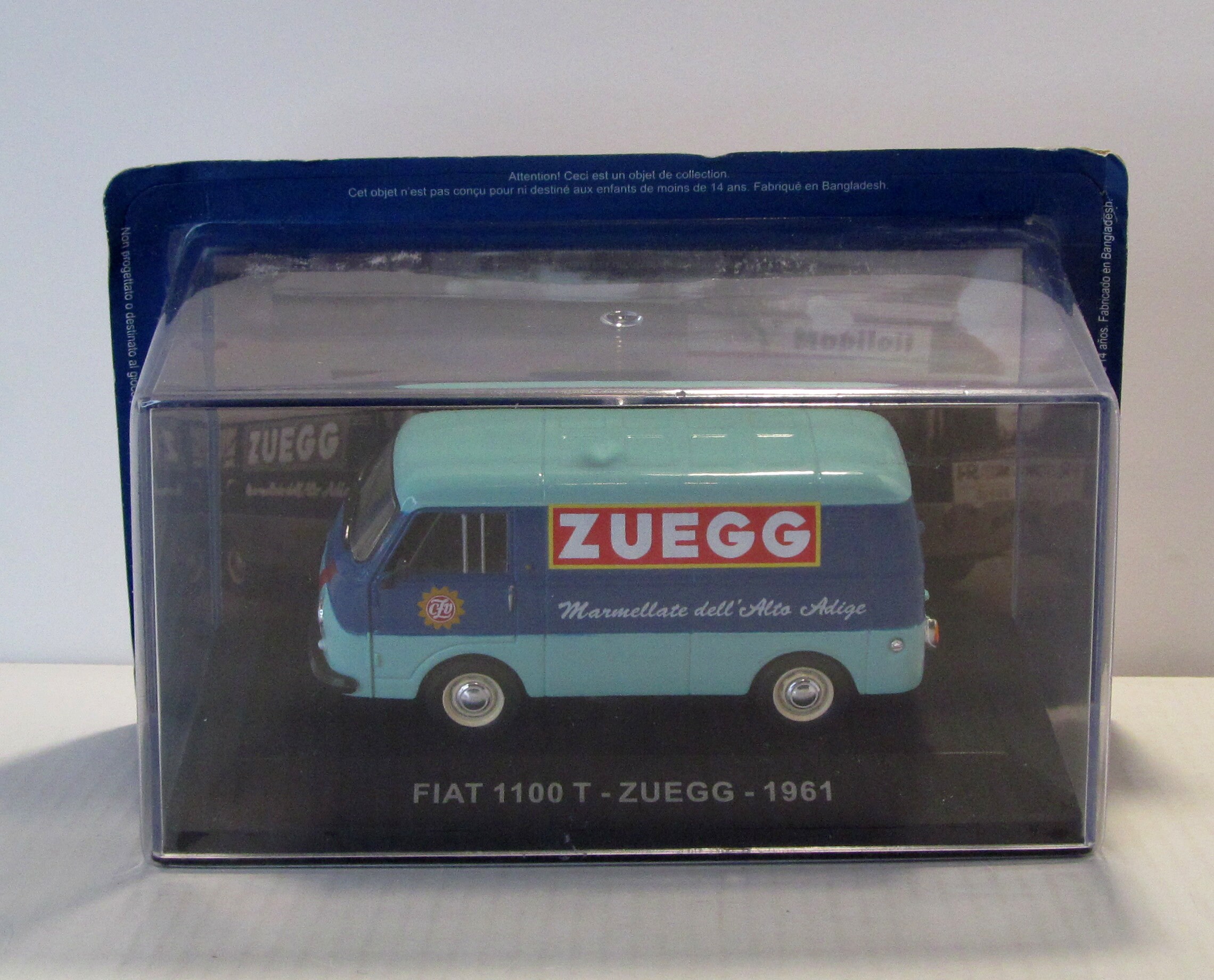 Fiat 1100T Zuegg 1961, Eaglemoss, Box. Scale Diecast Model 1:43 ...