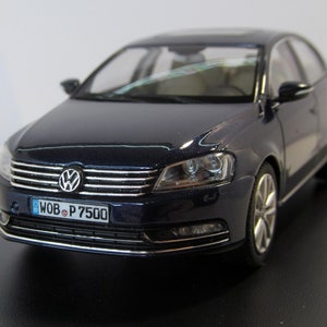 Volkswagen Passat B7 Saloon 2010 Blue, Schuco, Box. Collectible Car ...