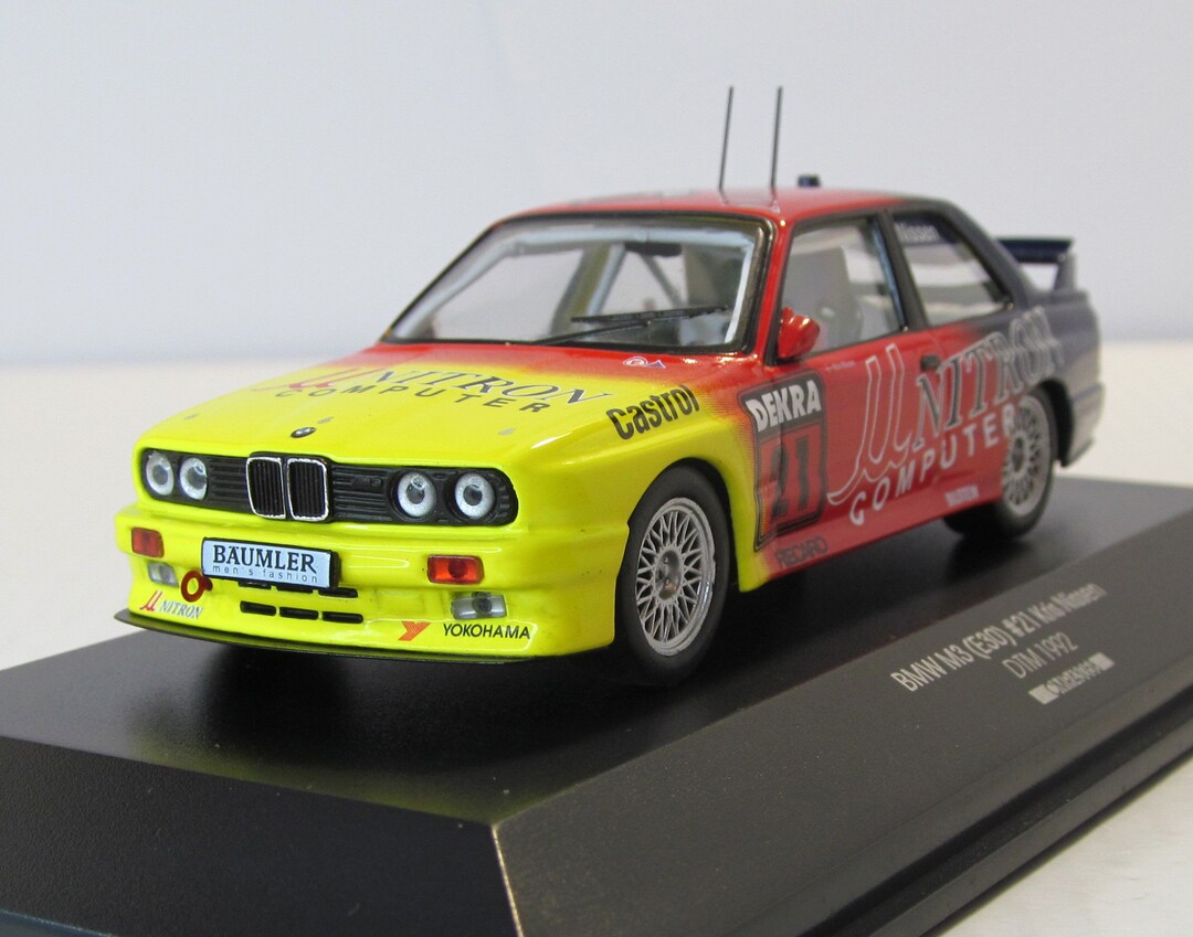 BMW M3 E30 Unitron #21 DTM 1992, CMR, Ixo-models, Box. Diecast Scale 1: ...