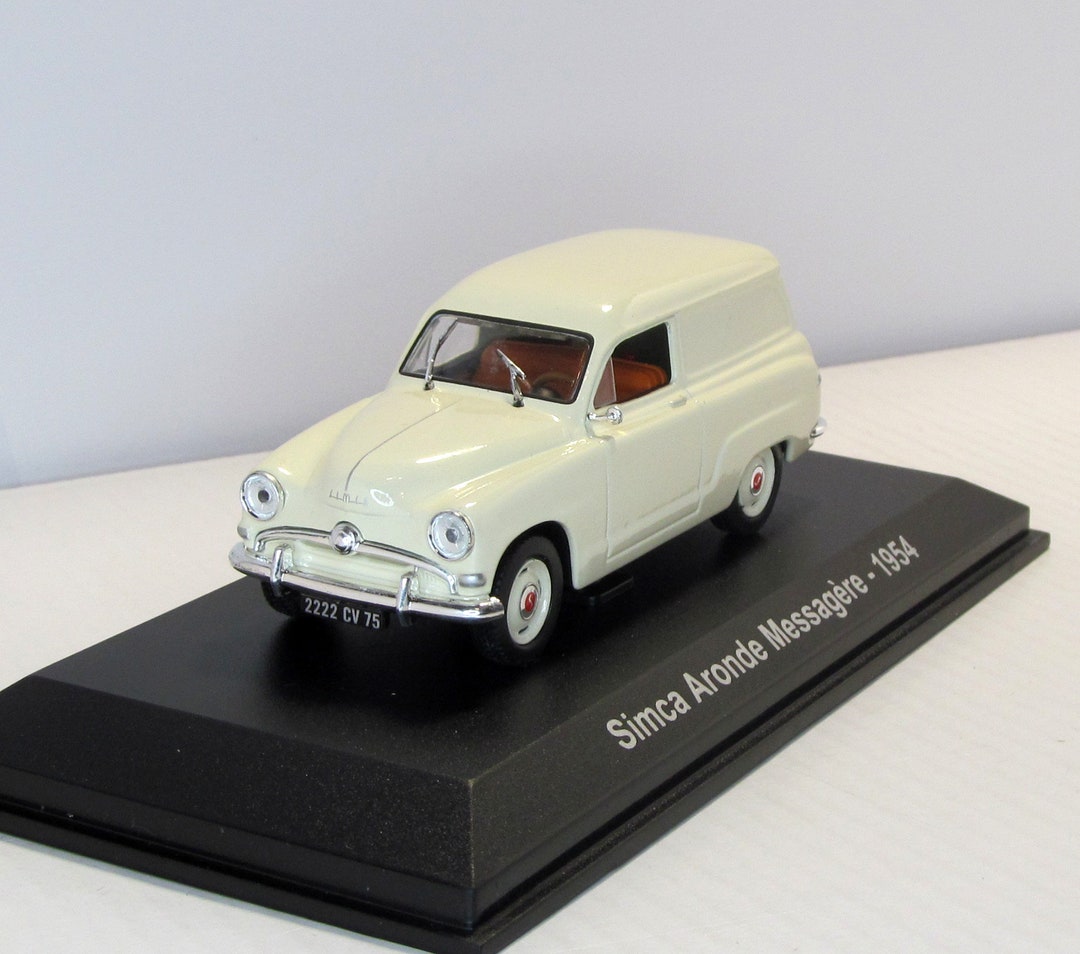 Simca Aronde Messagere 1954, Norev, Box. Diecast Car Collection. Scale ...