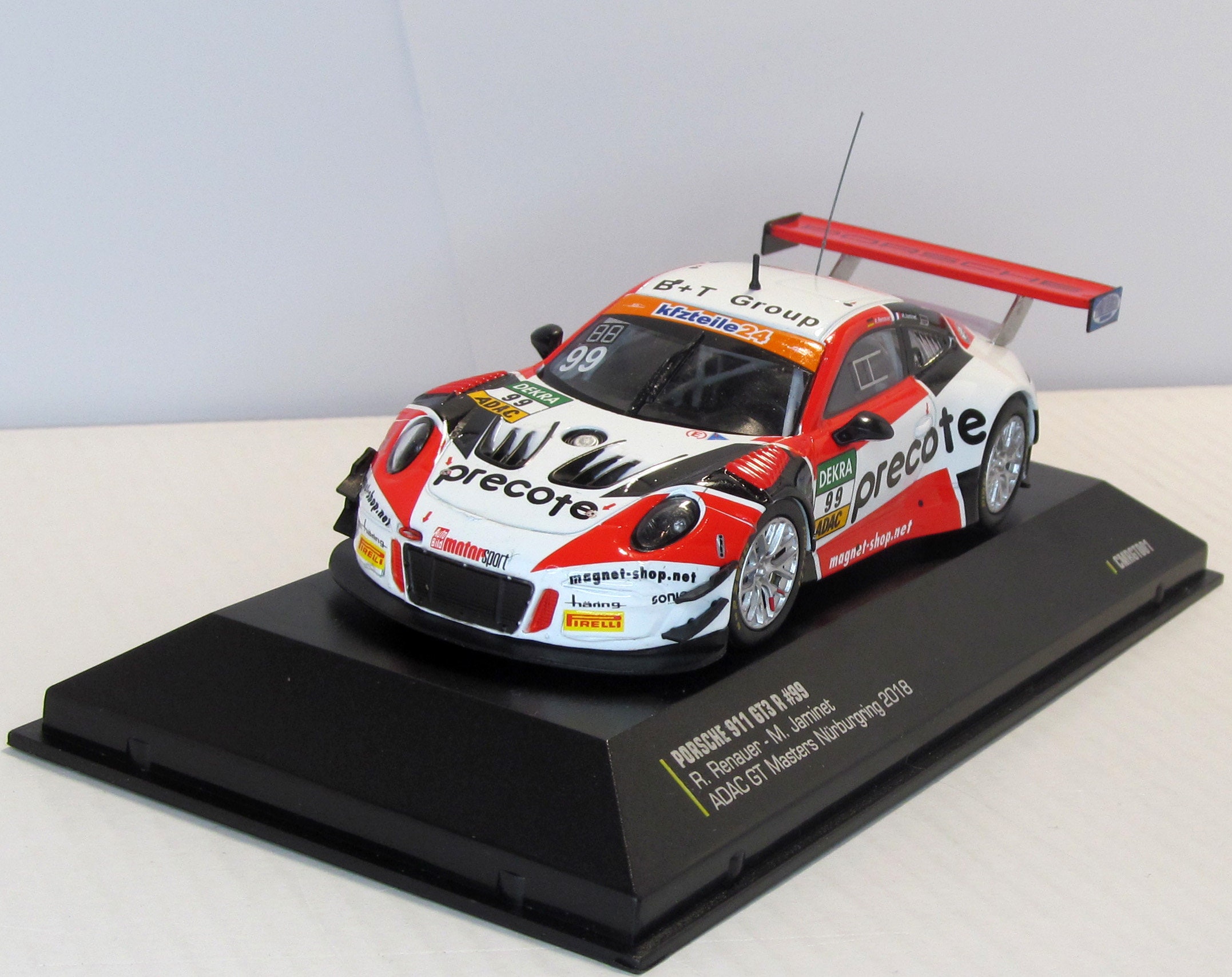 Porsche 911 (991) GT3 R #99 GT, CMR, Ixo-models, Box. Diecast Scale 1: ...